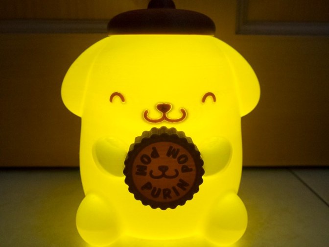 Pom Pom Purin Lantern with Moon Cake 3D Print File | STL Model - Chanelink
